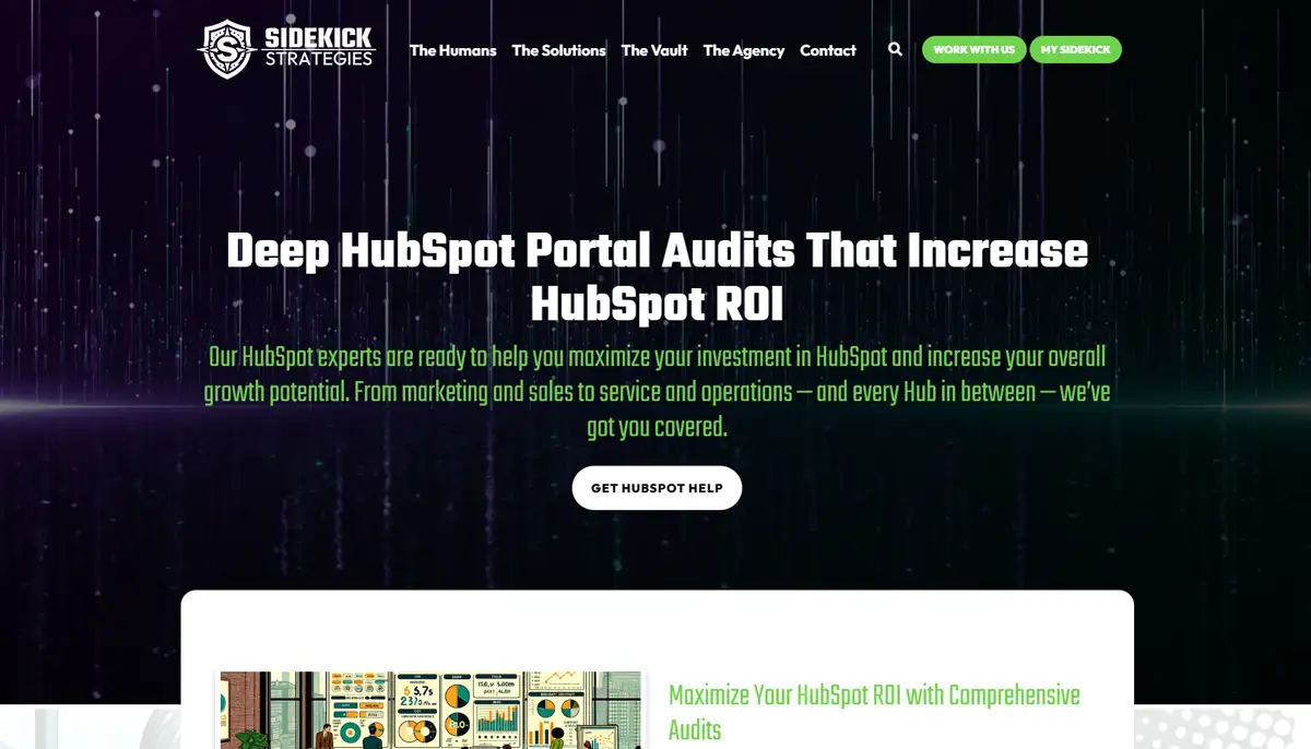 HubSpot Audits | Sidekick Strategies